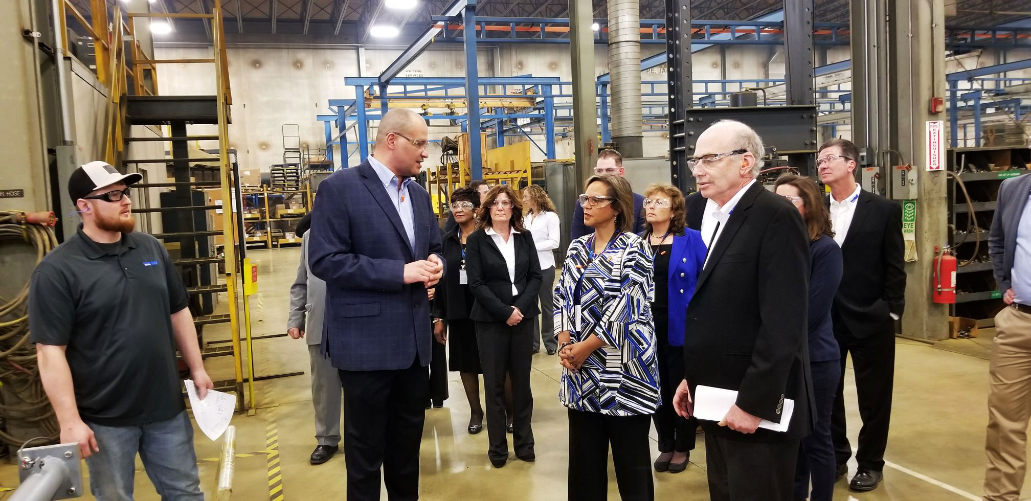 Whiting Corporation Hosts Congresswoman Robin Kelly - Whiting Corporation