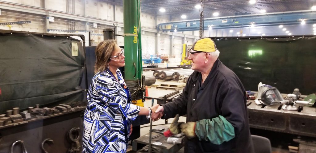 Whiting Corporation Hosts Congresswoman Robin Kelly - Whiting Corporation